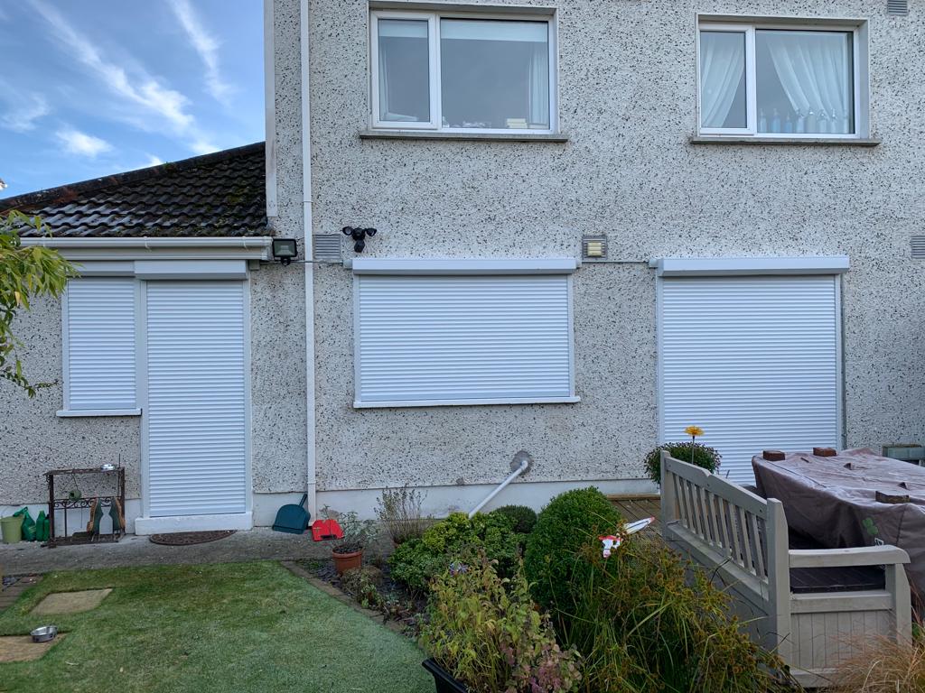 External roller shutters for offices, retailers, homes